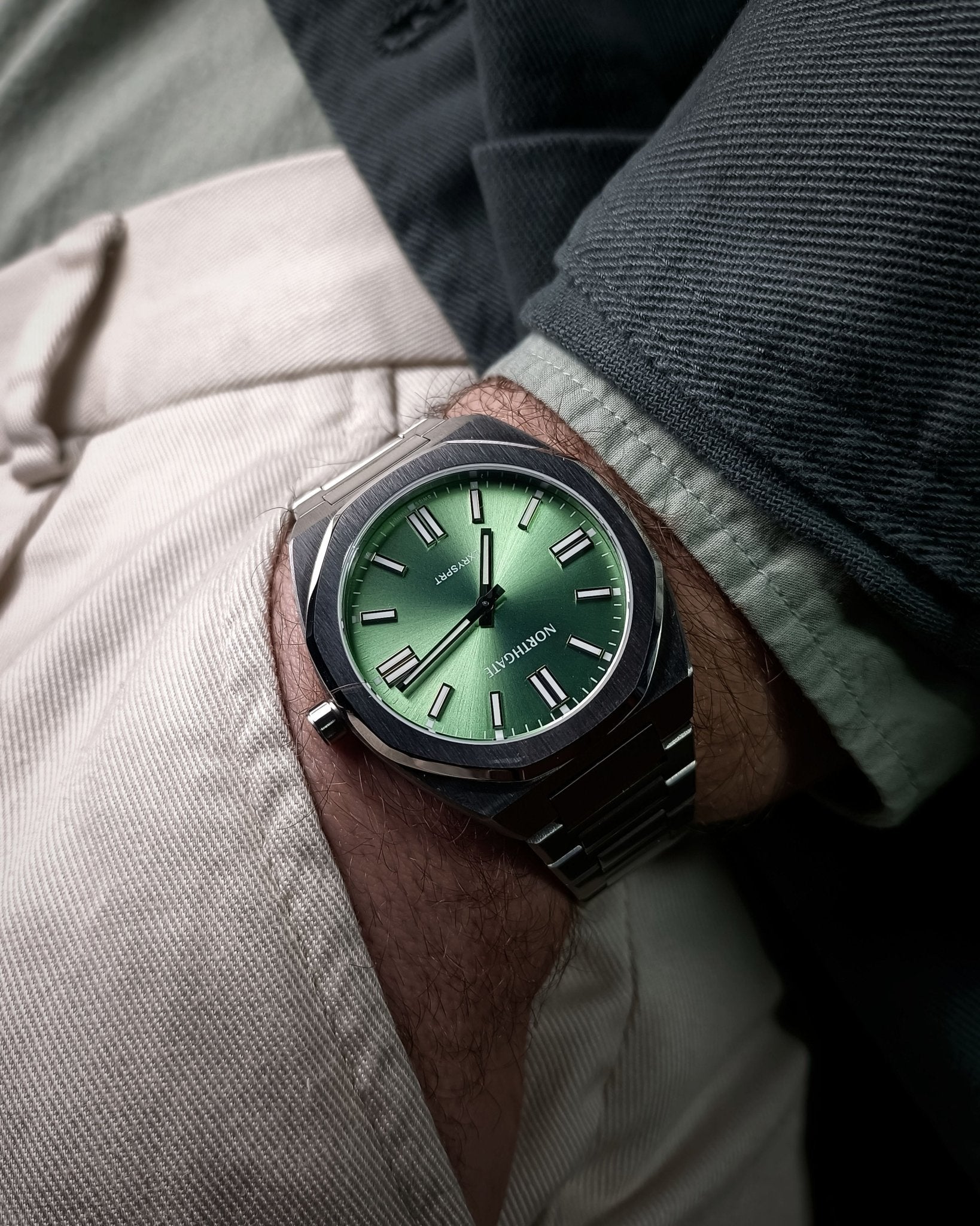 Northgate Club 40 Sage Green (40mm) – Northgate Watches